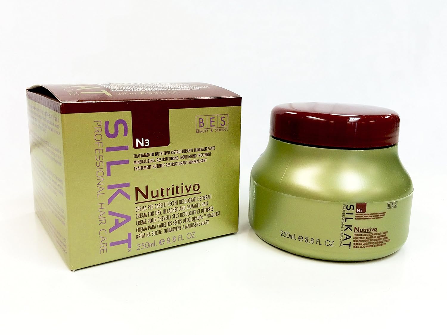 BES Silkat Nutritivo N3 Mask 250ml : Amazon.de: Kosmetik