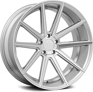 Amazon.com: F1R F27 Machine Silver Wheel Finish (18 x 9.5 inches /5 x ...