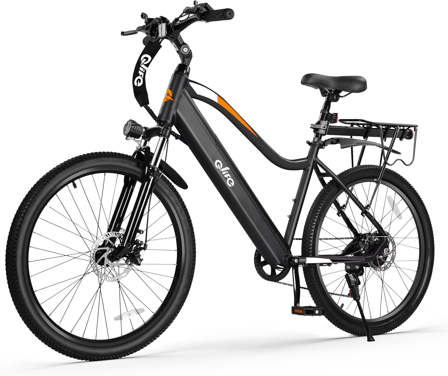 Amazon.com : Qlife Electric Bike for Adults, 1200W Peak Brushless Motor 28MPH Mountain Ebike ...