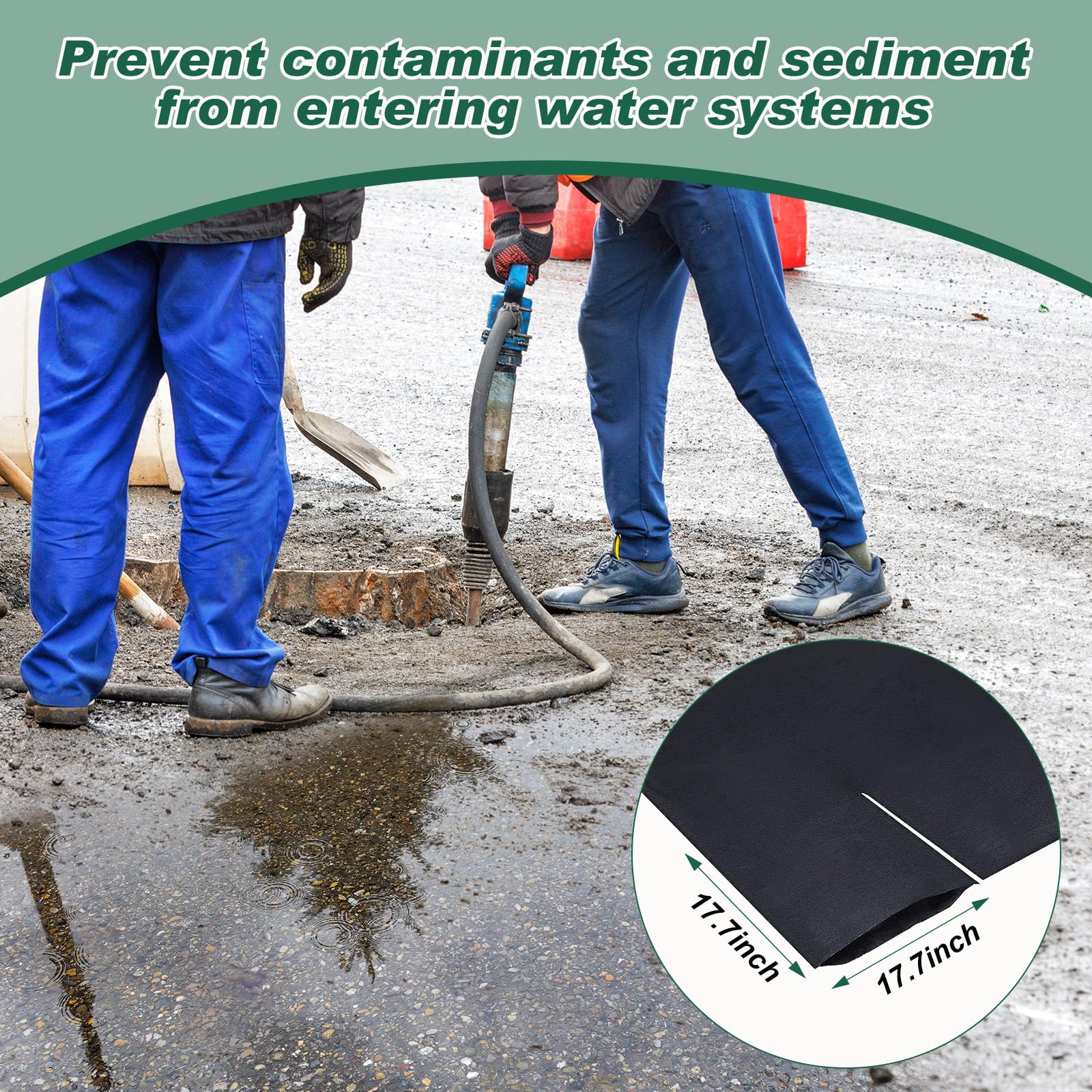 Snapklik.com : Wesnoy 1 Pcs Silt Bags For Dewatering Filter Bag Non ...