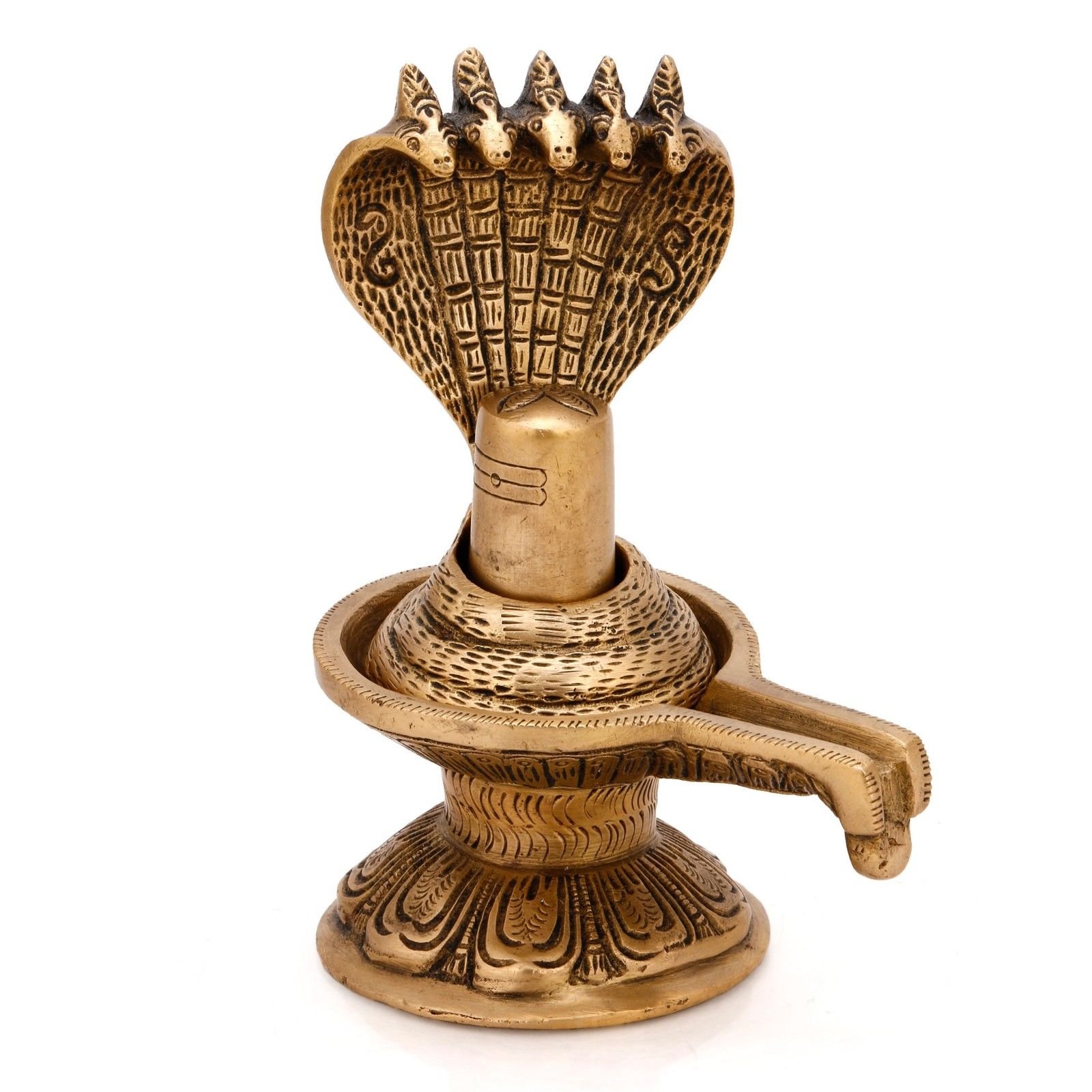 Buy CraftVatika Shiva Ling Murti Lingam Shivling Figurine Brass ...