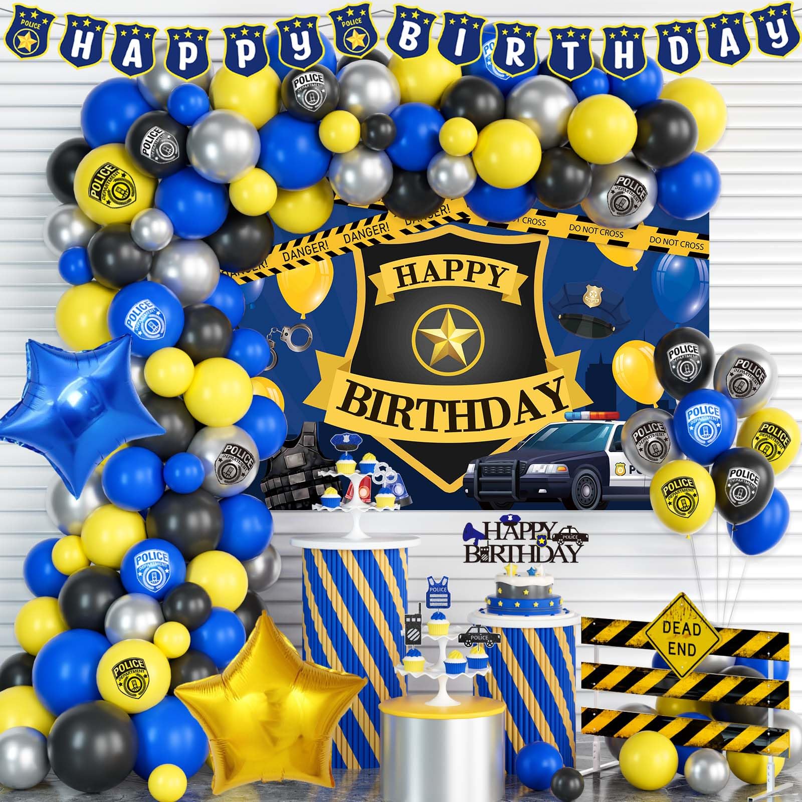 Police Birthday Party Decorations