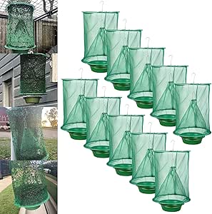 Amazon.com: 10 Pack Ranch Fly Traps Outdoor Hanging, Disposable Stable ...