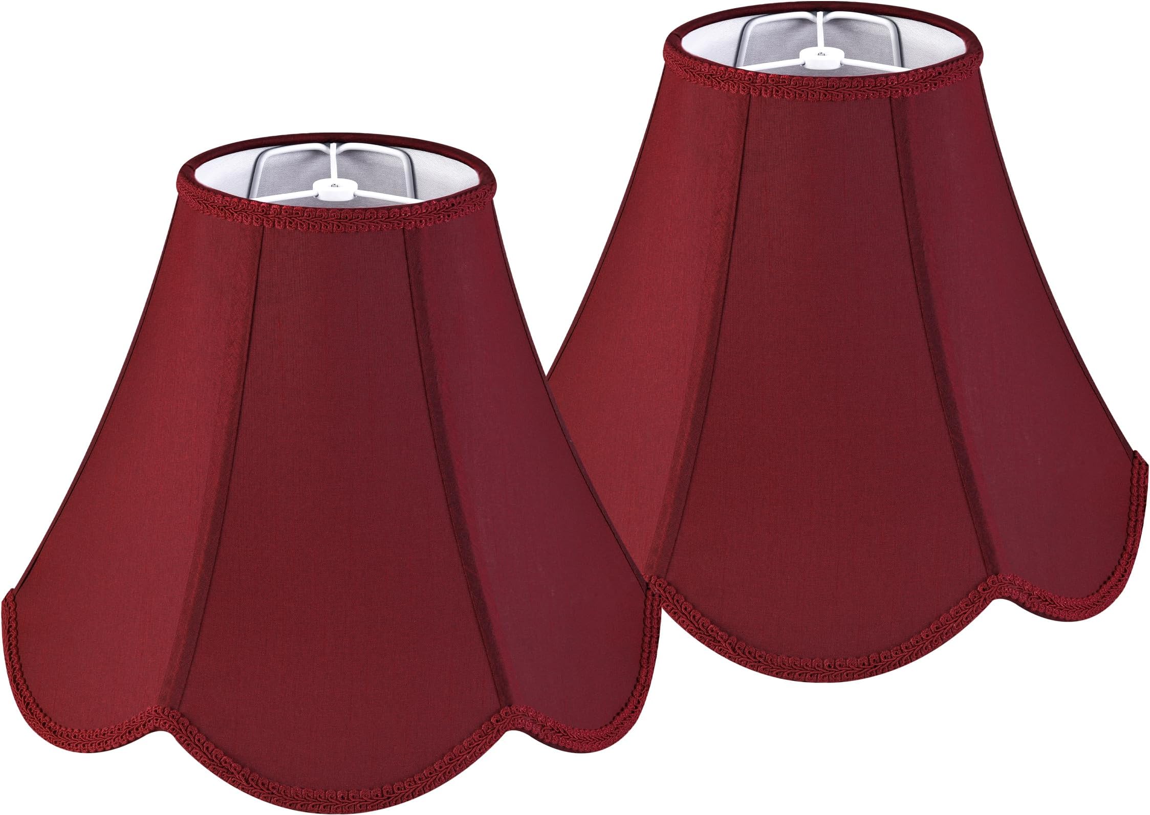 Urbanest Set of 2 Pleated Softback Lamp Shade, Faux Silk, 5-inch by 9 ...