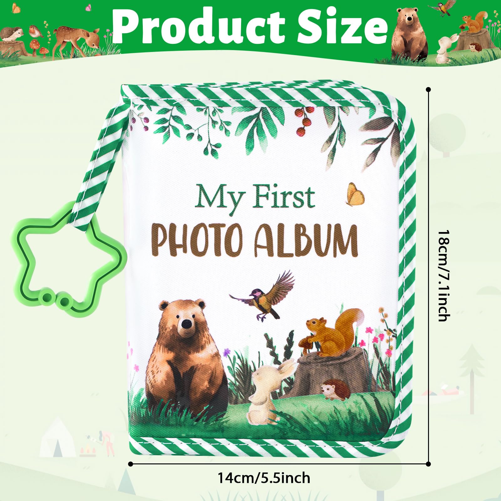 Snapklik.com : Babys My First Family Album Soft Photo Cloth Book ...