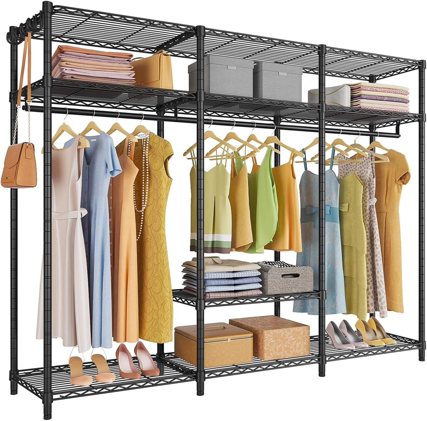 Amazon.com: VIPEK V30 Garment Rack, Heavy Duty Clothes Rack with ...