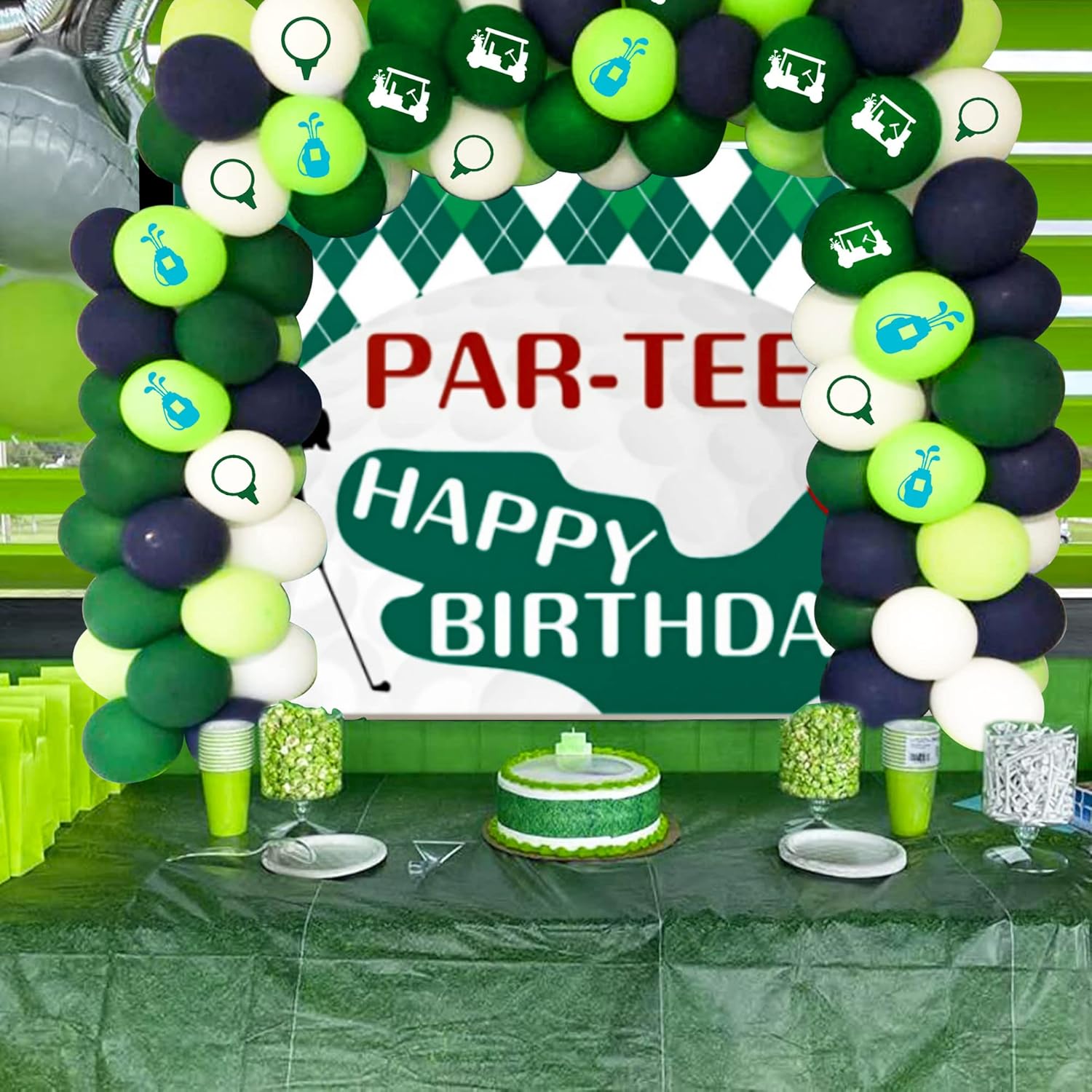 Amazon.com: 19 PCS Lets Partee Balloons Lets Partee Golf Decoration ...