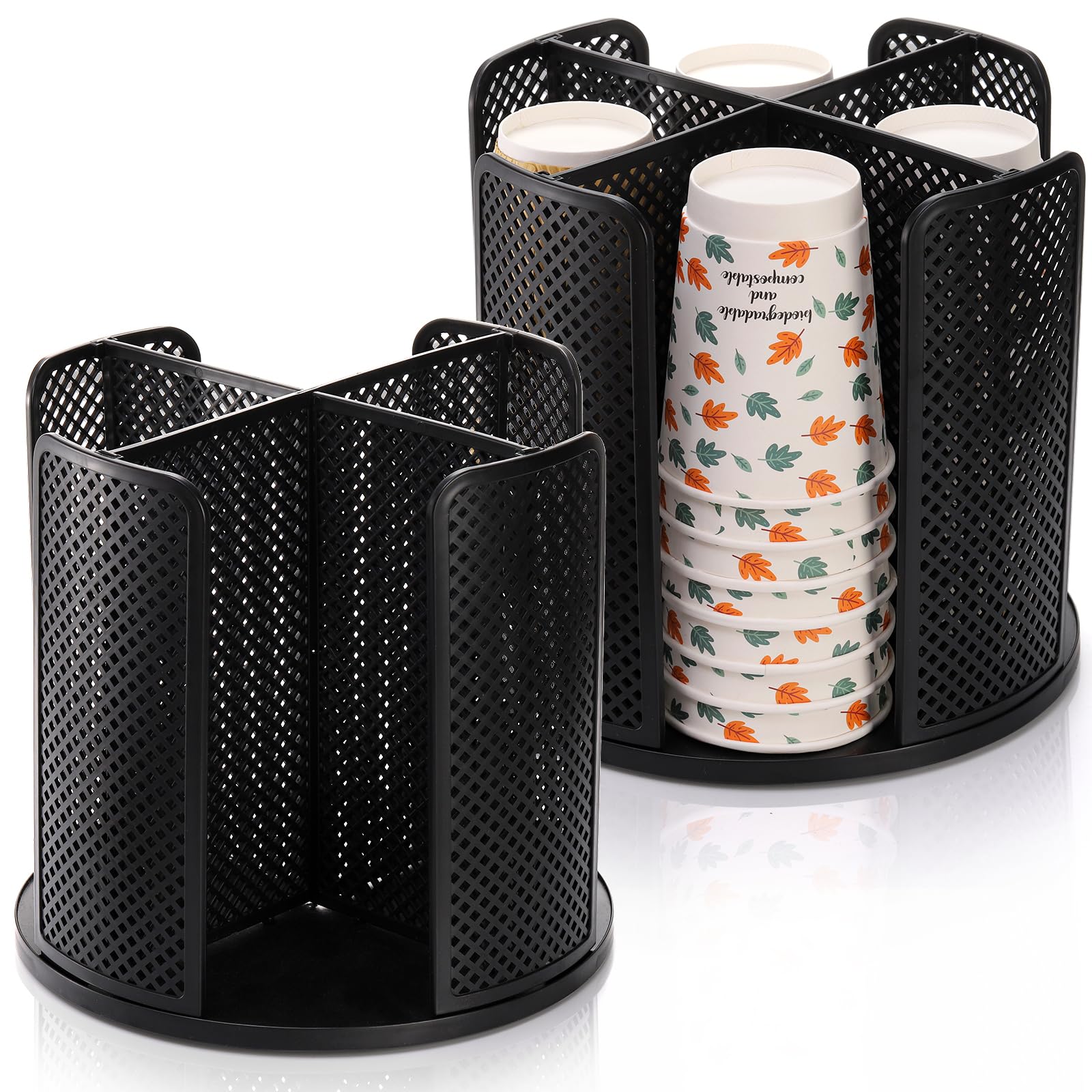 Amazon.com - Eorbow 2 Pack Coffee Cup Dispenser, Rotatable 4 ...