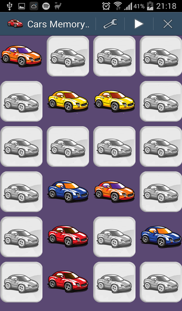 Cars Memory Game - App on Amazon Appstore