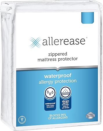 Amazon.com: AllerEase Waterproof Mattress Protector- Twin Size ...