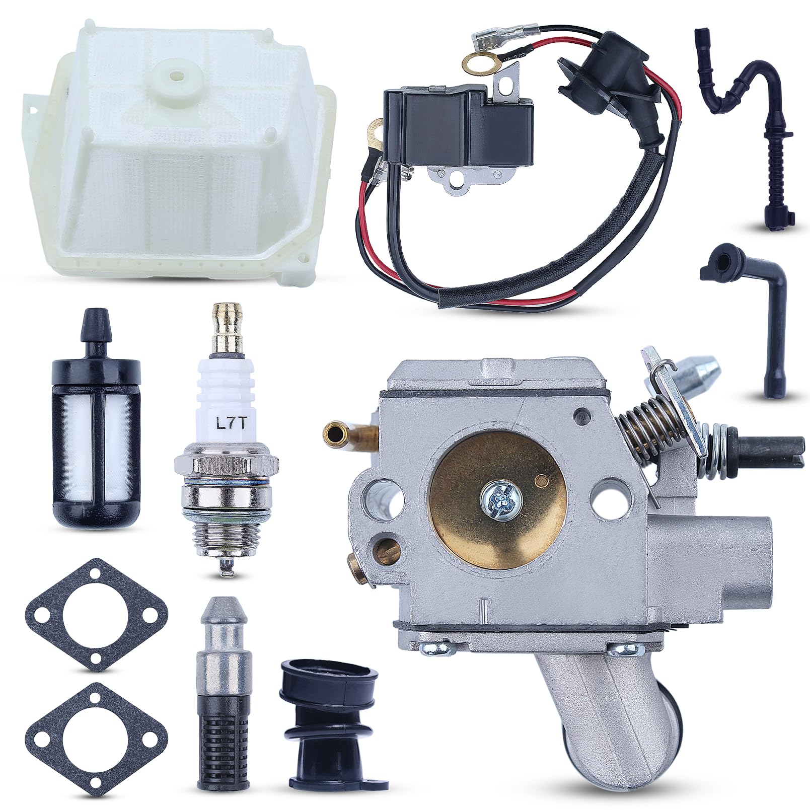 Amazon.com: Atunee Carburetor Carb Ignition Coil Kit for Stihl MS361 ...