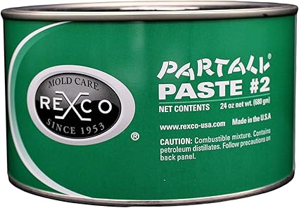 Amazon.com: Rexco PARTALL Paste #2 Mold Release Wax -1.5lb can