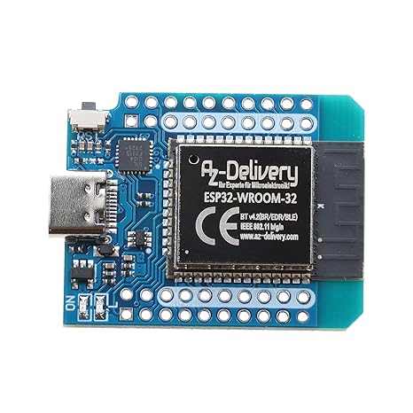 AZDelivery 1x ESP32 D1 Mini NodeMCU WiFi Modul ESP 32 Bluetooth Internet Entwicklungsboard mit ...