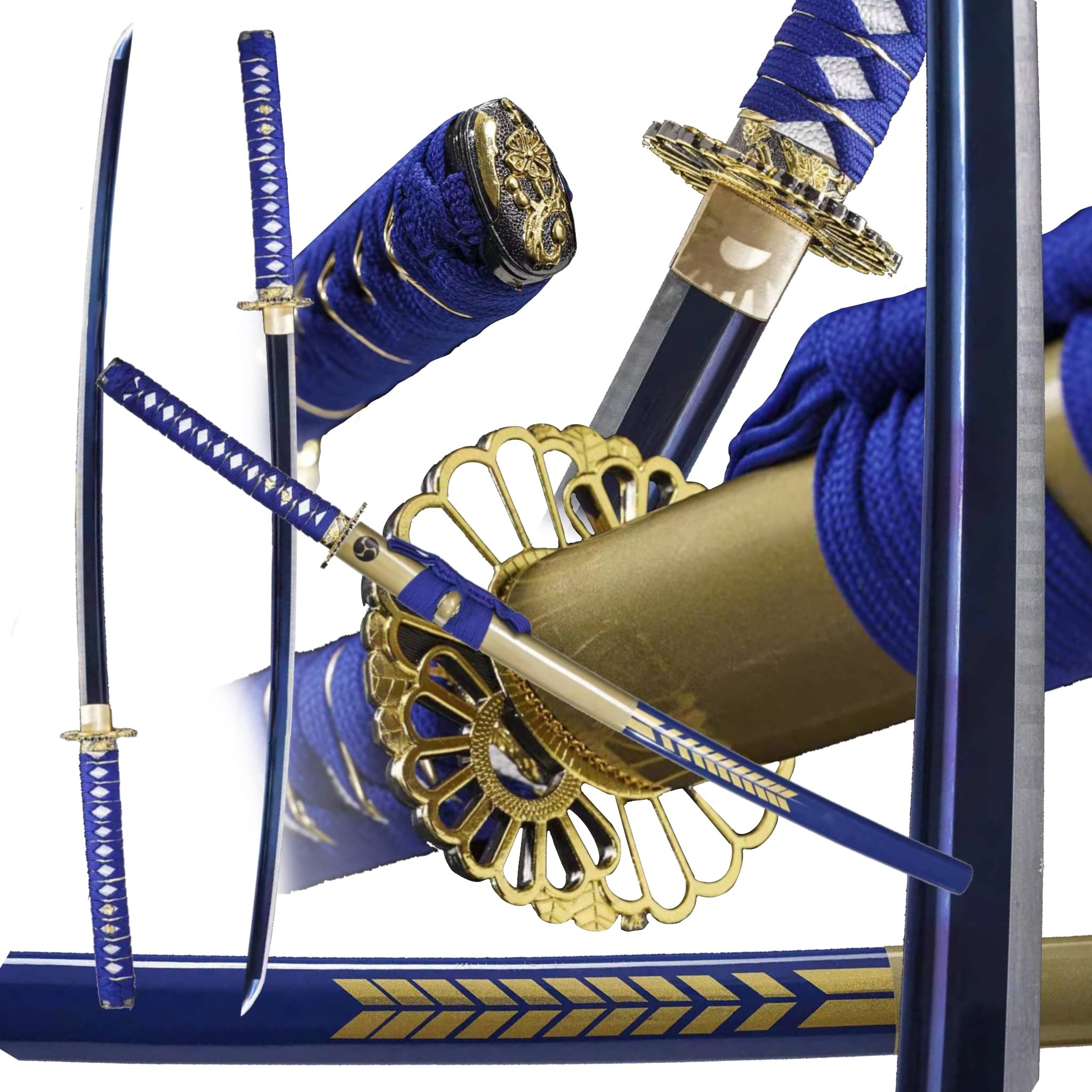 Cold Steel Katana Full Hand Forged Traditional Japanese Samurai Swords ...