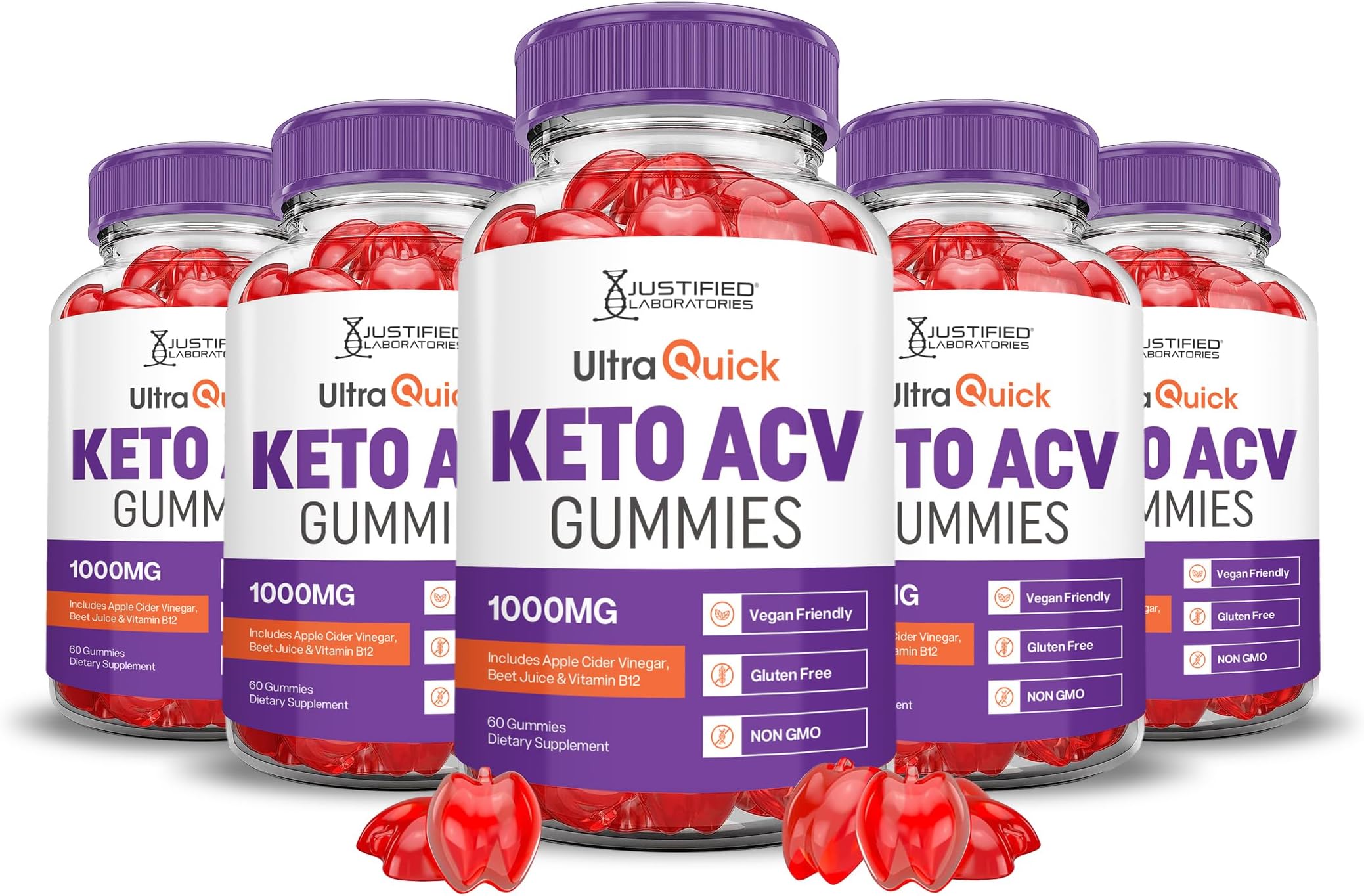 Amazon.com: (5 Pack) Ultra Quick Keto ACV Gummies Advanced Formula ...