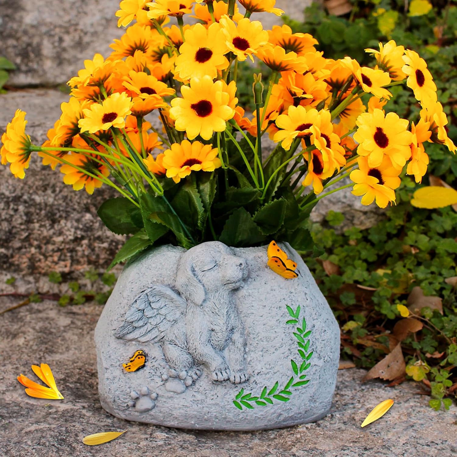 Amazon.com : Midogaigai Succulent Flower Pot,Pots for Plants with Angel ...