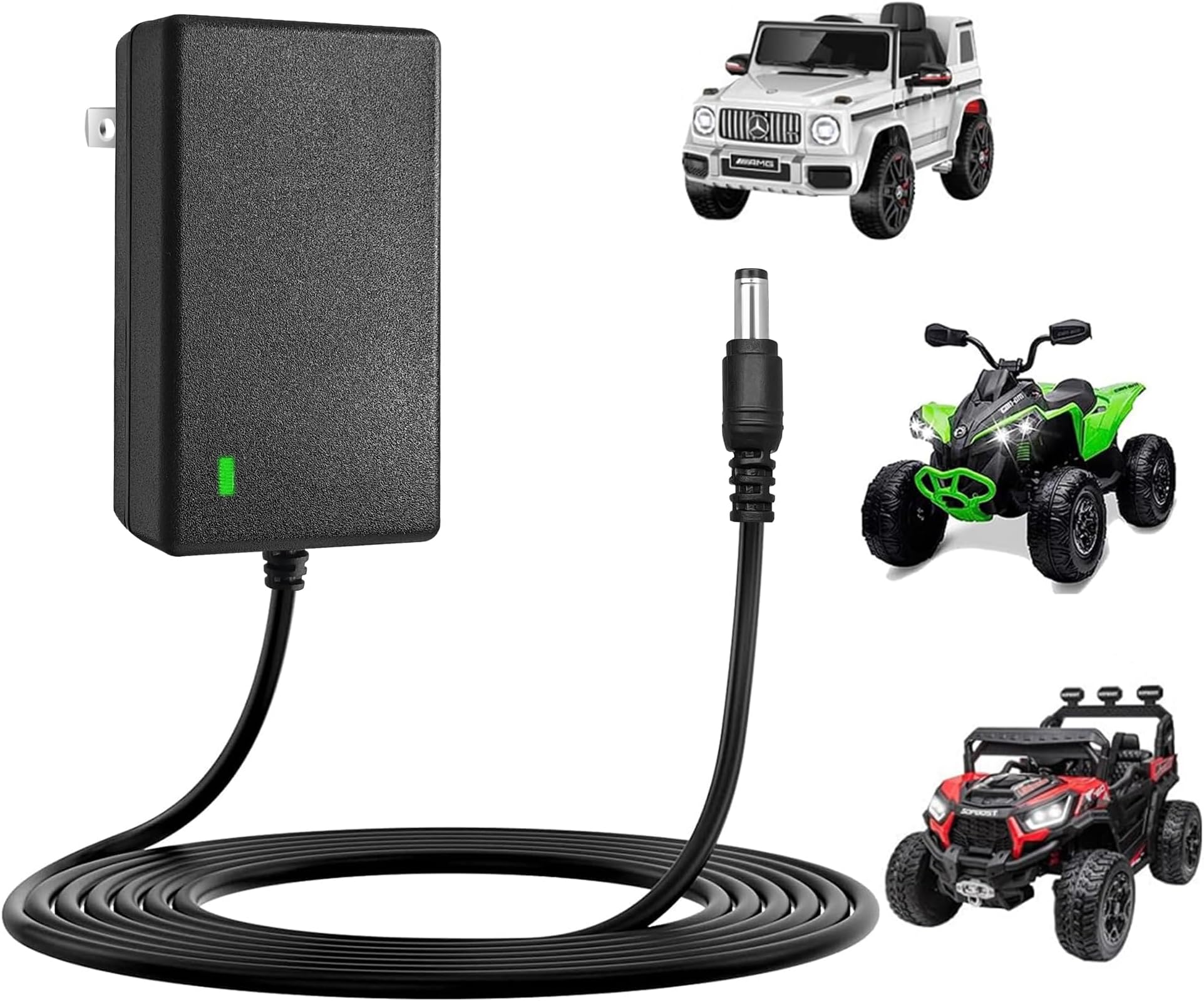 Amazon.com: 24V Charger for Kids Ride On Car Toys 24 Volt Battery ...