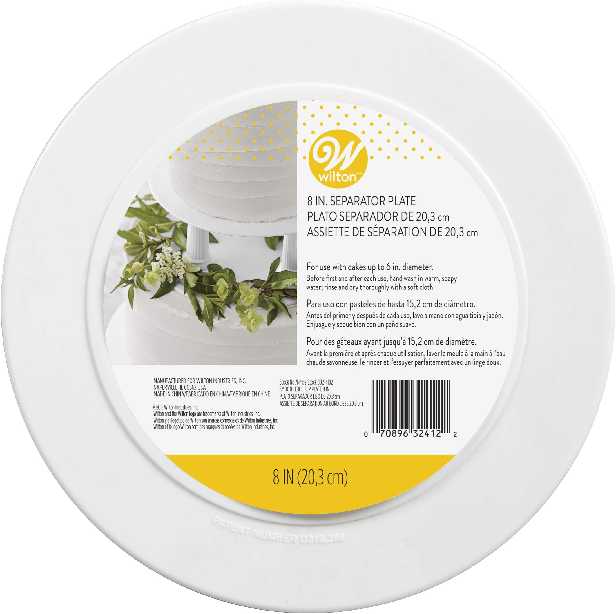Amazon.com | Wilton Decorator Preferred Round Plate for Cakes, 18-Inch ...