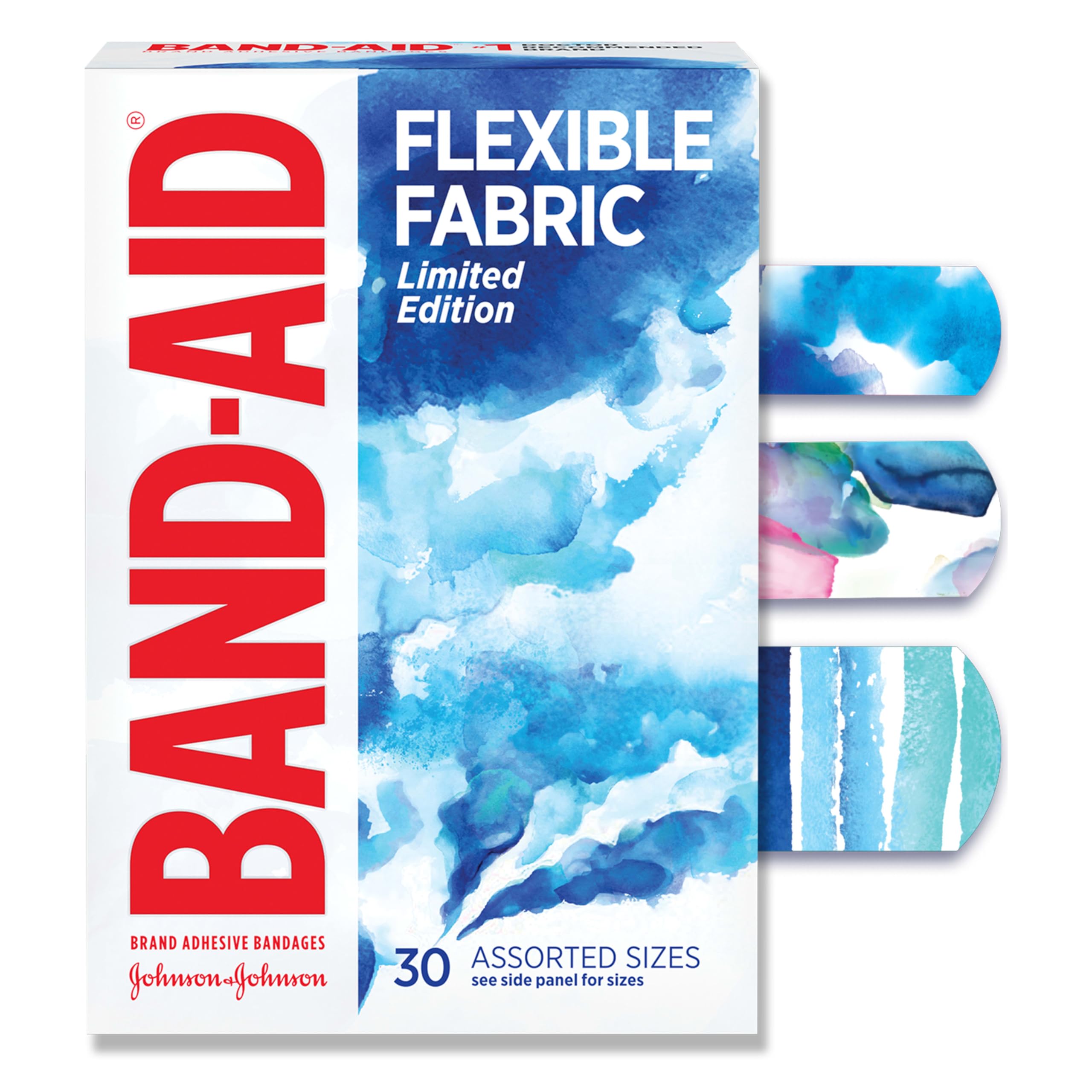 Amazon.com: Band-Aid Brand Flexible Fabric Adhesive Bandages ...