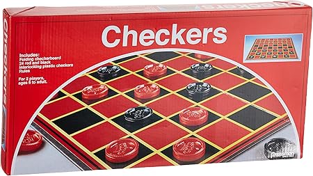 Amazon.com: Pressman Checkers - Classic Game With Folding Board and ...