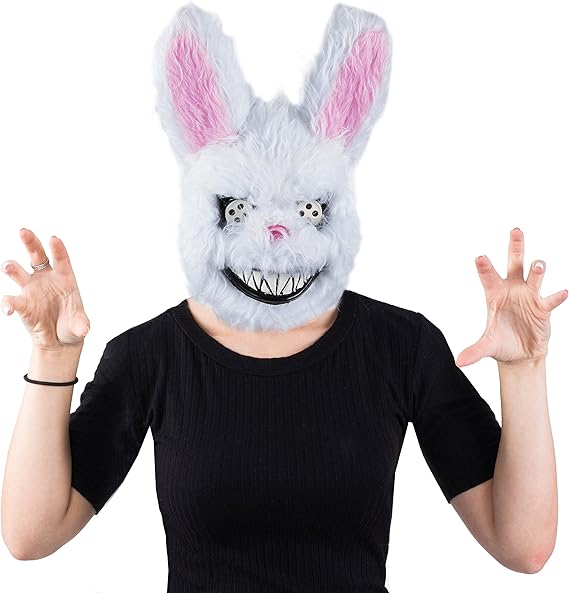 Amazon.com: Tigerdoe Scary Masks - Creepy Bunny Mask - Killer Bunny ...