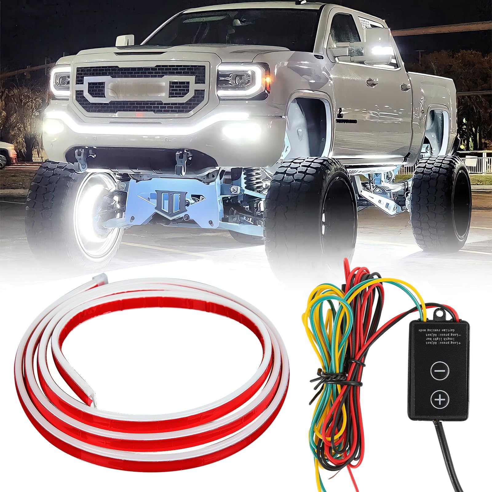 Amazon.com: DREAMIZER 70" Dynamic Scan Start Up Car Hood Light Strip ...