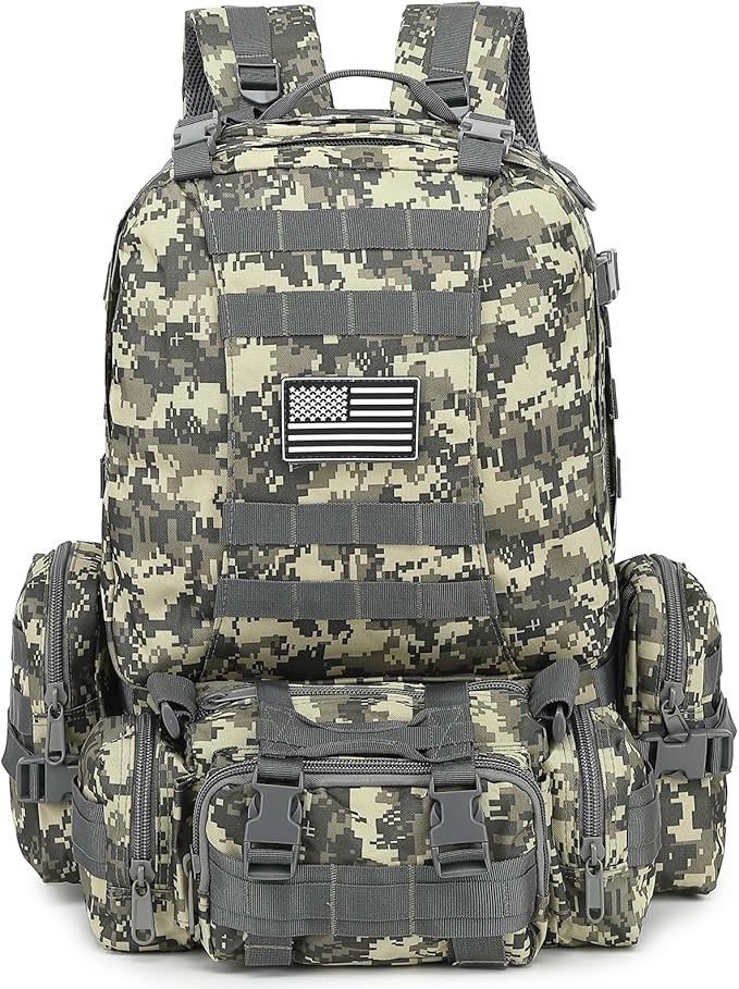Amazon.com: Yusudan Tactical Backpack for Men Women, Large Waterproof ...