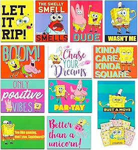 Amazon.com: SpongeBob Poster Pack for Kids, Boys - Bundle with 12 ...