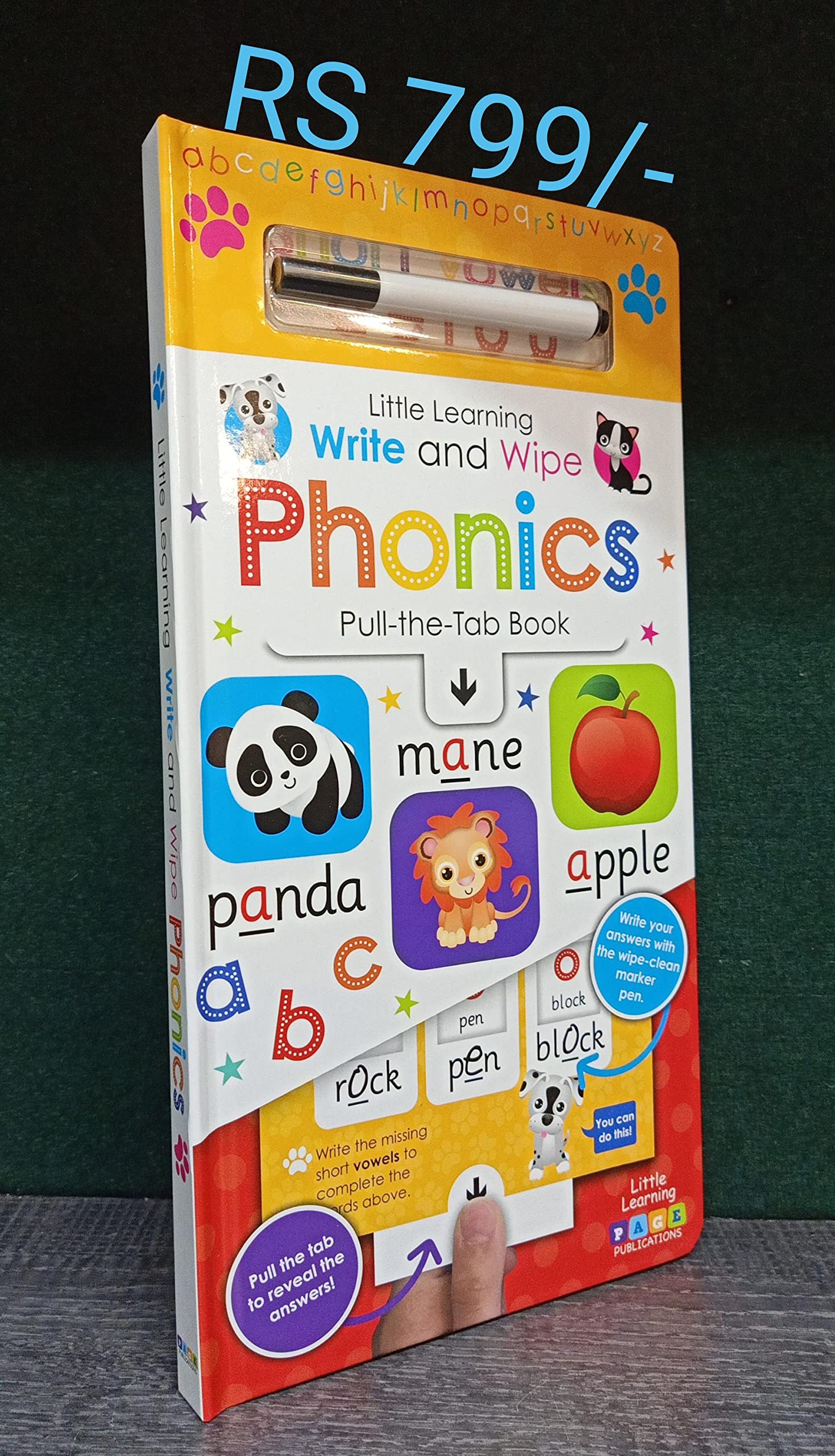 Phonics Early Learning - Write & Wipe Activity Kids Books - Childrens ...