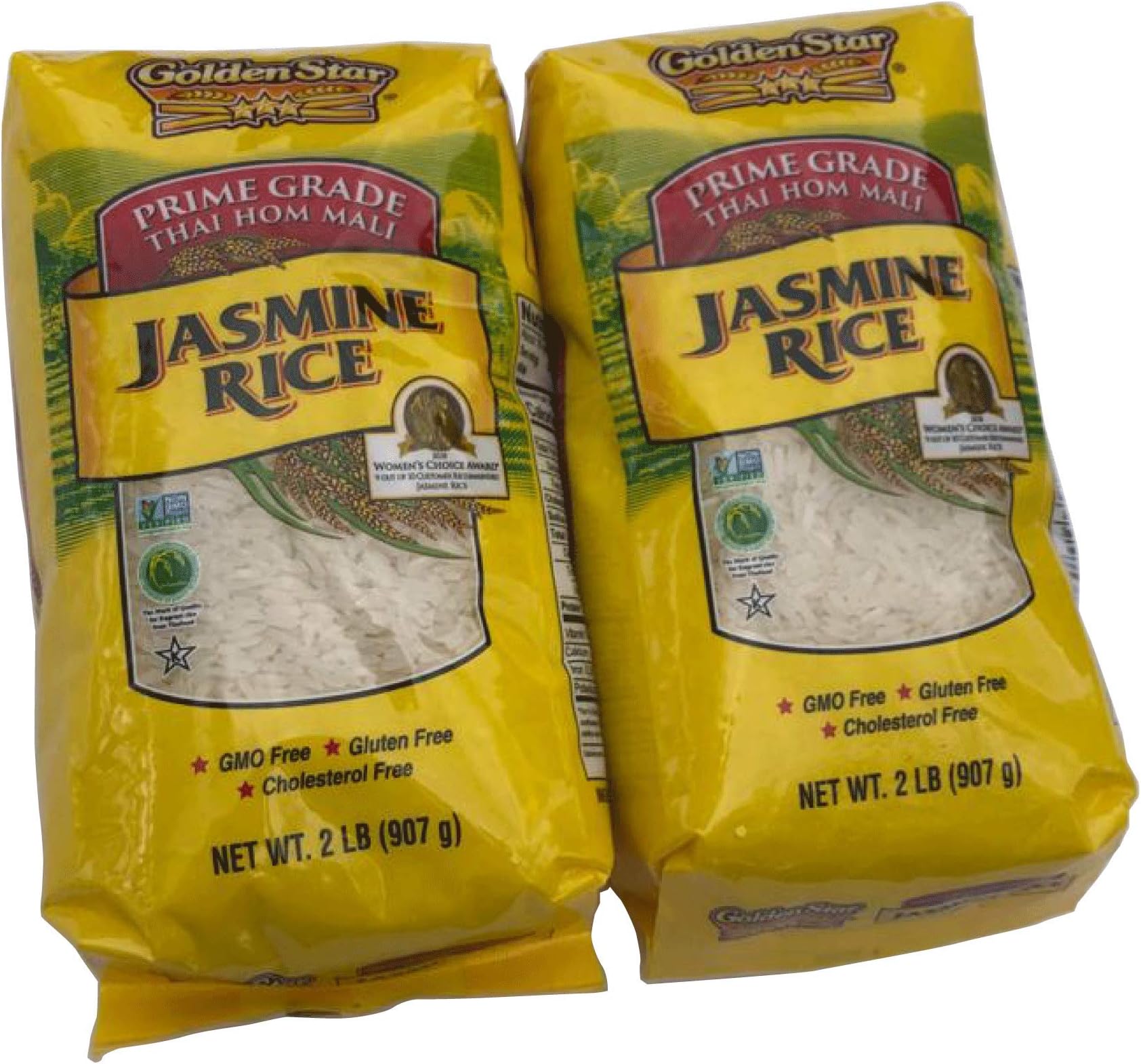 Amazon.com : Golden Star Jasmine Rice 20 lb Prime Grade Thai Hom Mali ...