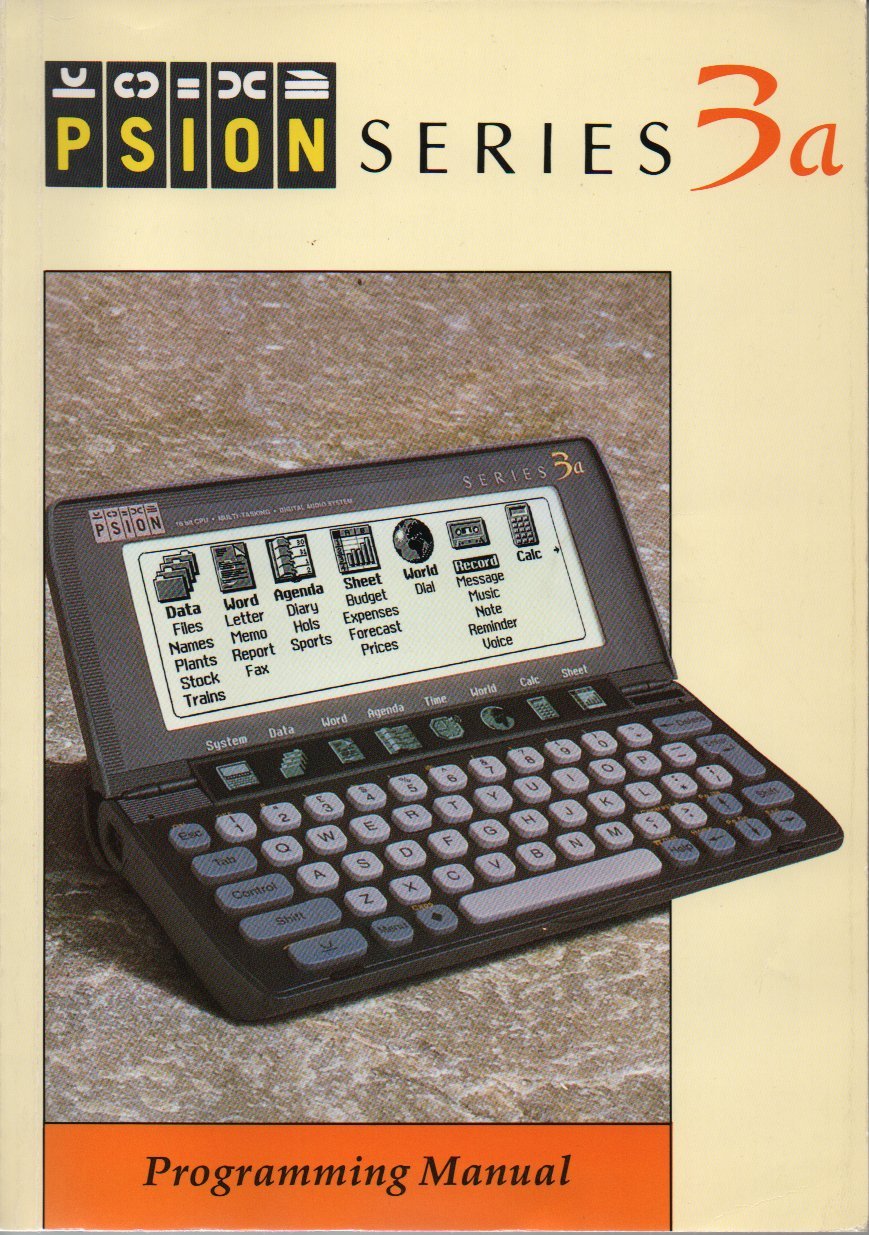Psion Series 3a. Programming Manual.: Amazon.co.uk: Books