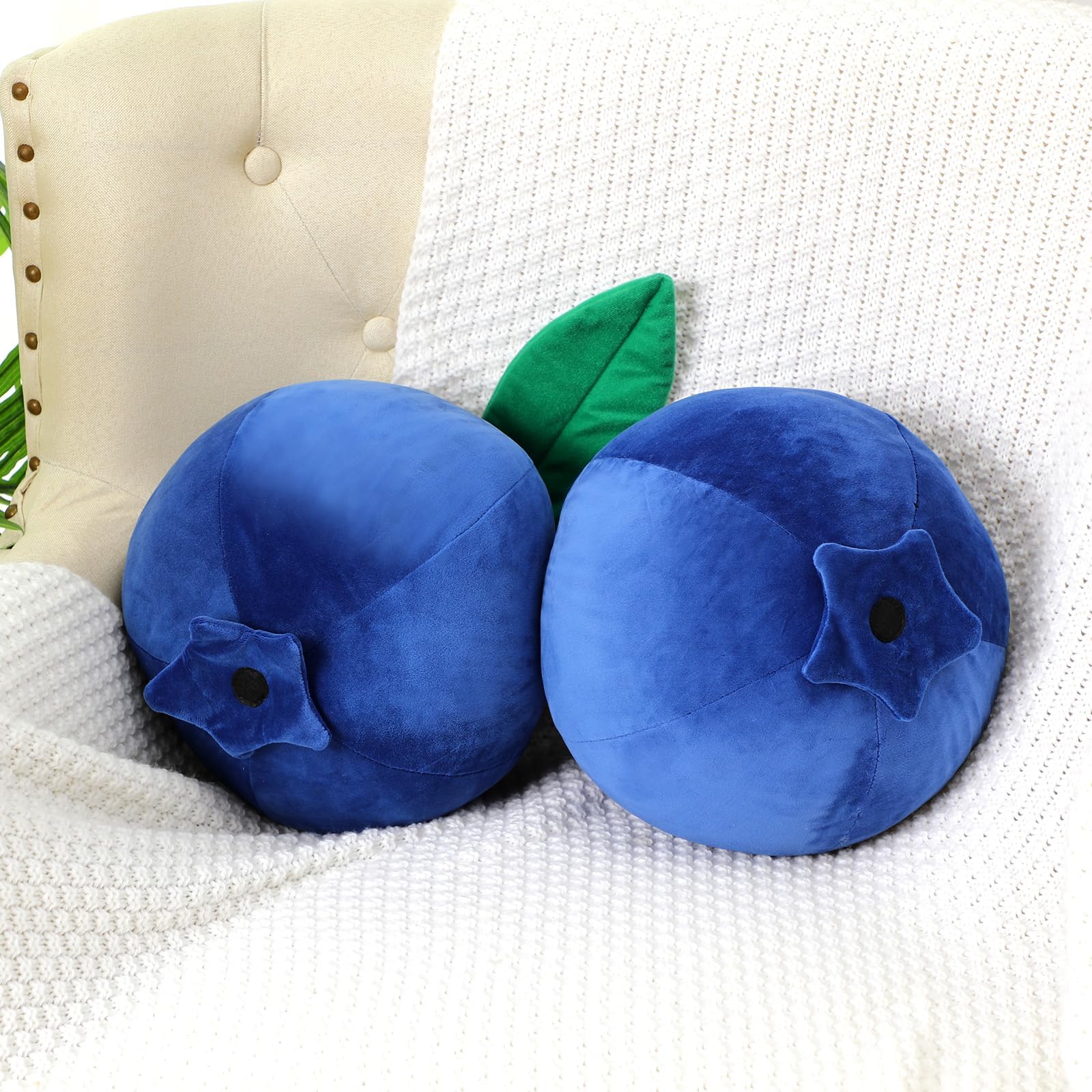Amazon.com: Beeveer Decorative Cute Fruit Plush Pillow Kawaii Hugging ...