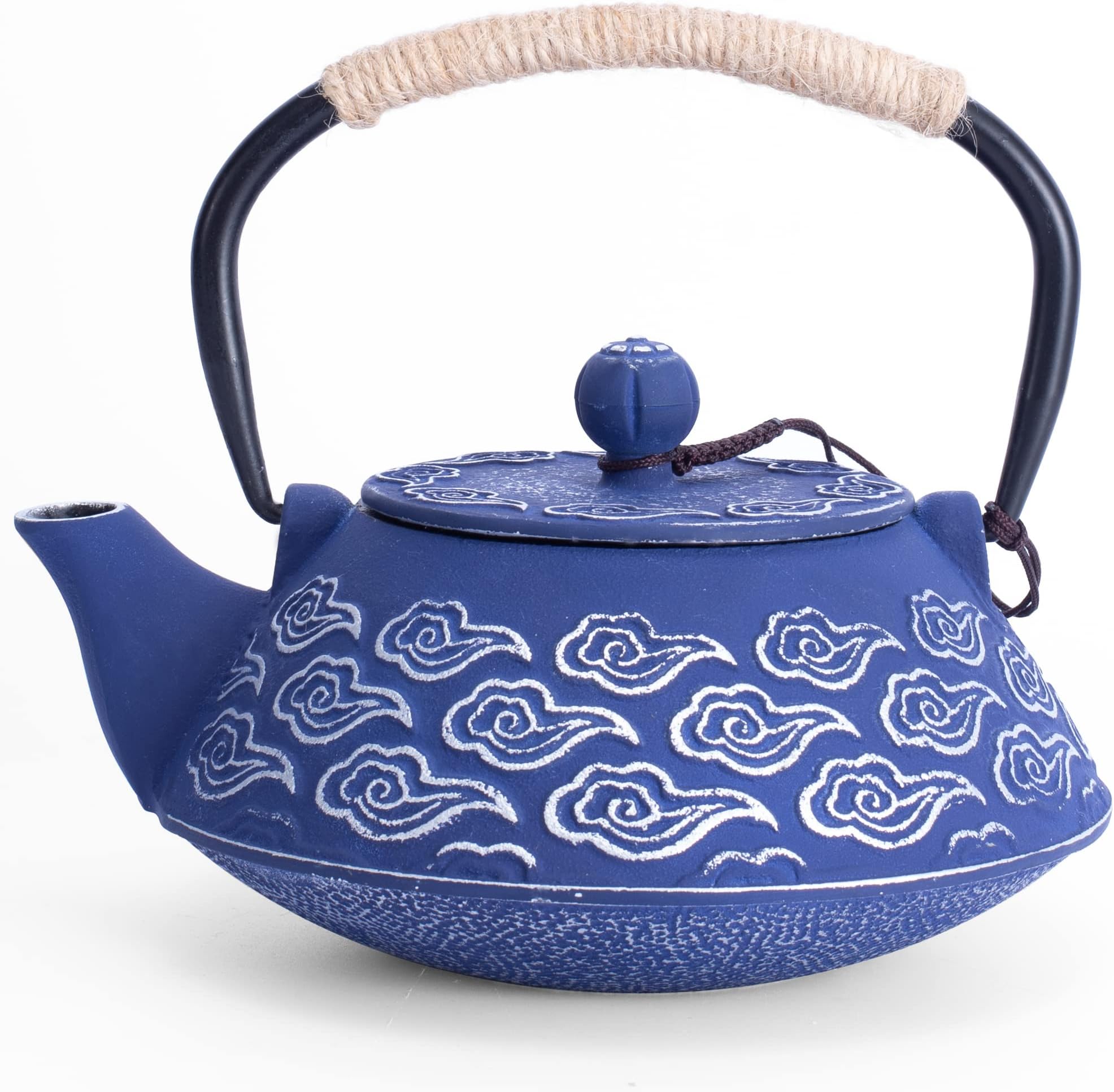 Amazon.com | New Star International 40oz Hobnail Cast Iron Teapot ...