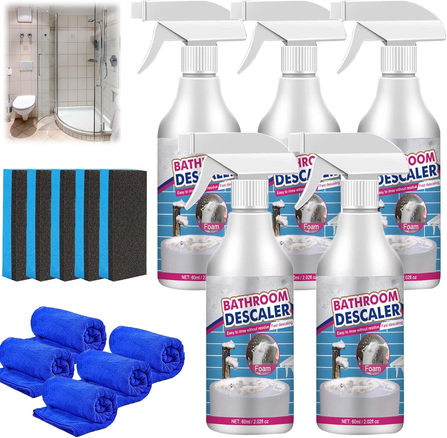 Amazon.com: NBDIB Stubborn Stains Cleaner,5PCS All-Purpose Bathroom ...