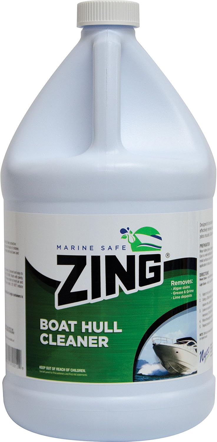 Amazon.com : Zing Z904-G4 Marine Safe Boat Hull Cleaner - 1 Gallon ...