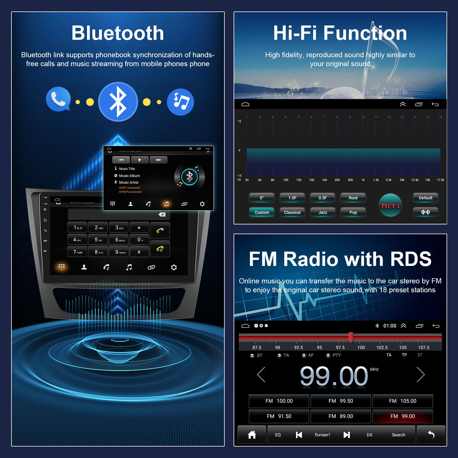 Snapklik.com : Car Stereo For Mercedes-Benz E Class W211 E200 CLS W219 ...