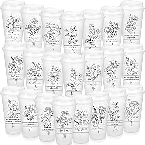 Amazon.com | LemonRoad 22 Pcs Housekeeping Week Gifts Thank You Cups ...
