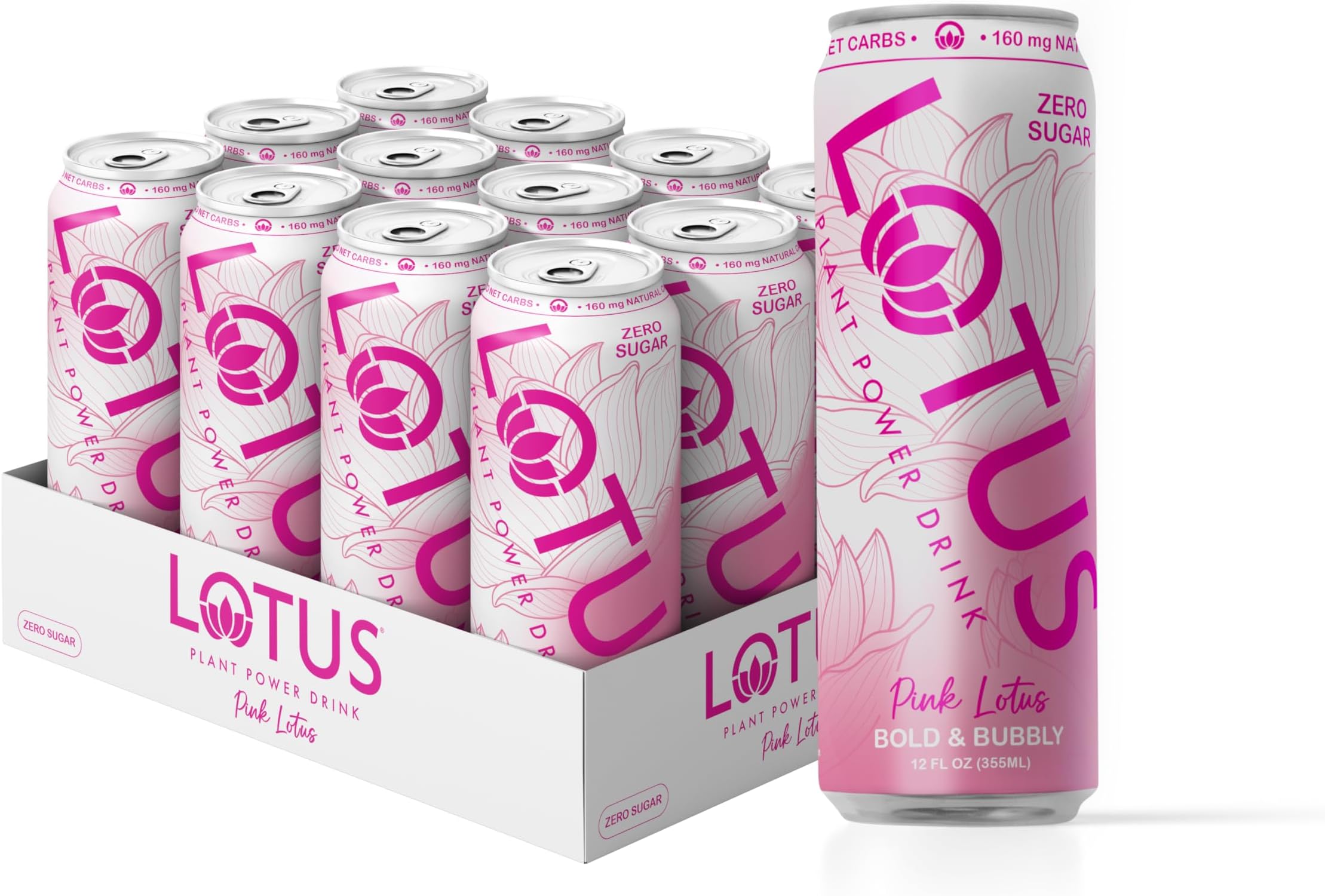 Amazon.com : Pink Lotus Plant Power Drink™ | Sugar Free, Low Calorie ...