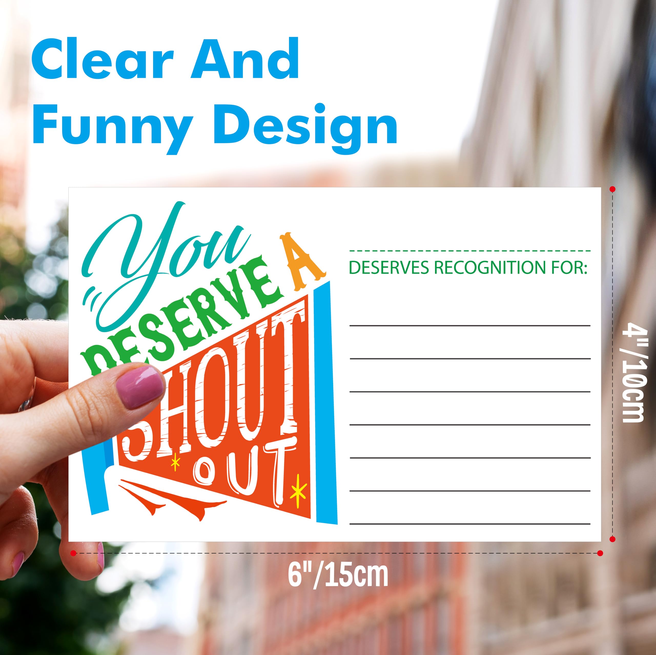 Snapklik.com : 60 PCS Positive Shout Out Cards, Appreciation Reward ...