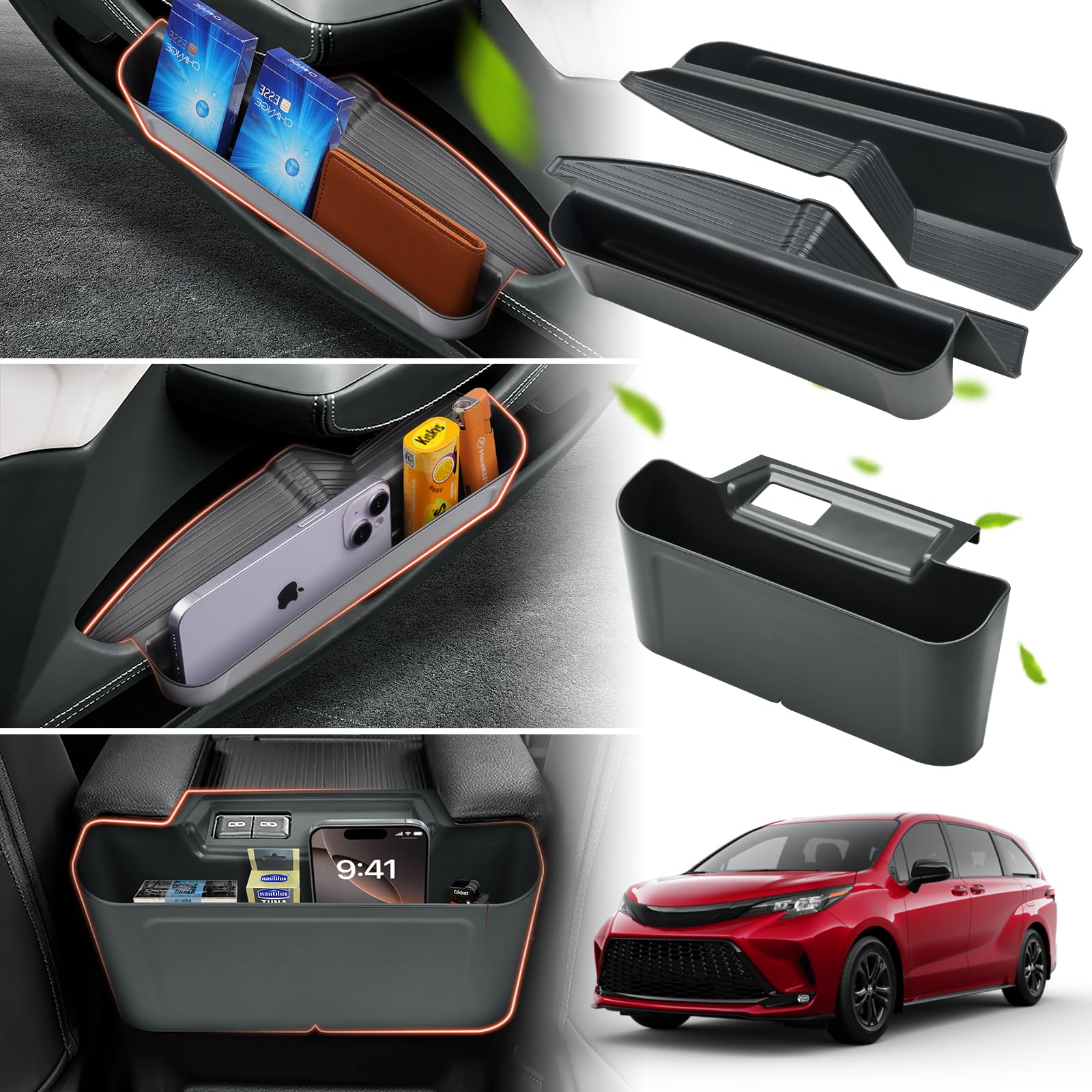 Car Theme Trash Can 2025 Upgraded Trash Can For Toyota Sienna - Leak ...