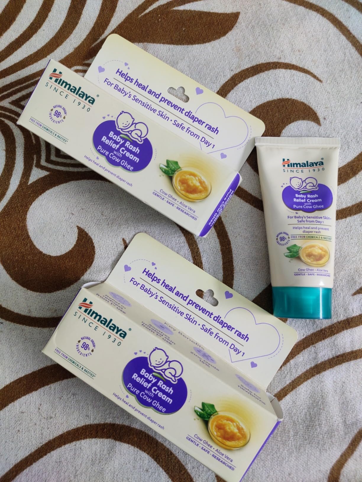 Buy Himalaya Baby Rash Relief Cream with Pure Cow Ghee 50gm | Helps ...