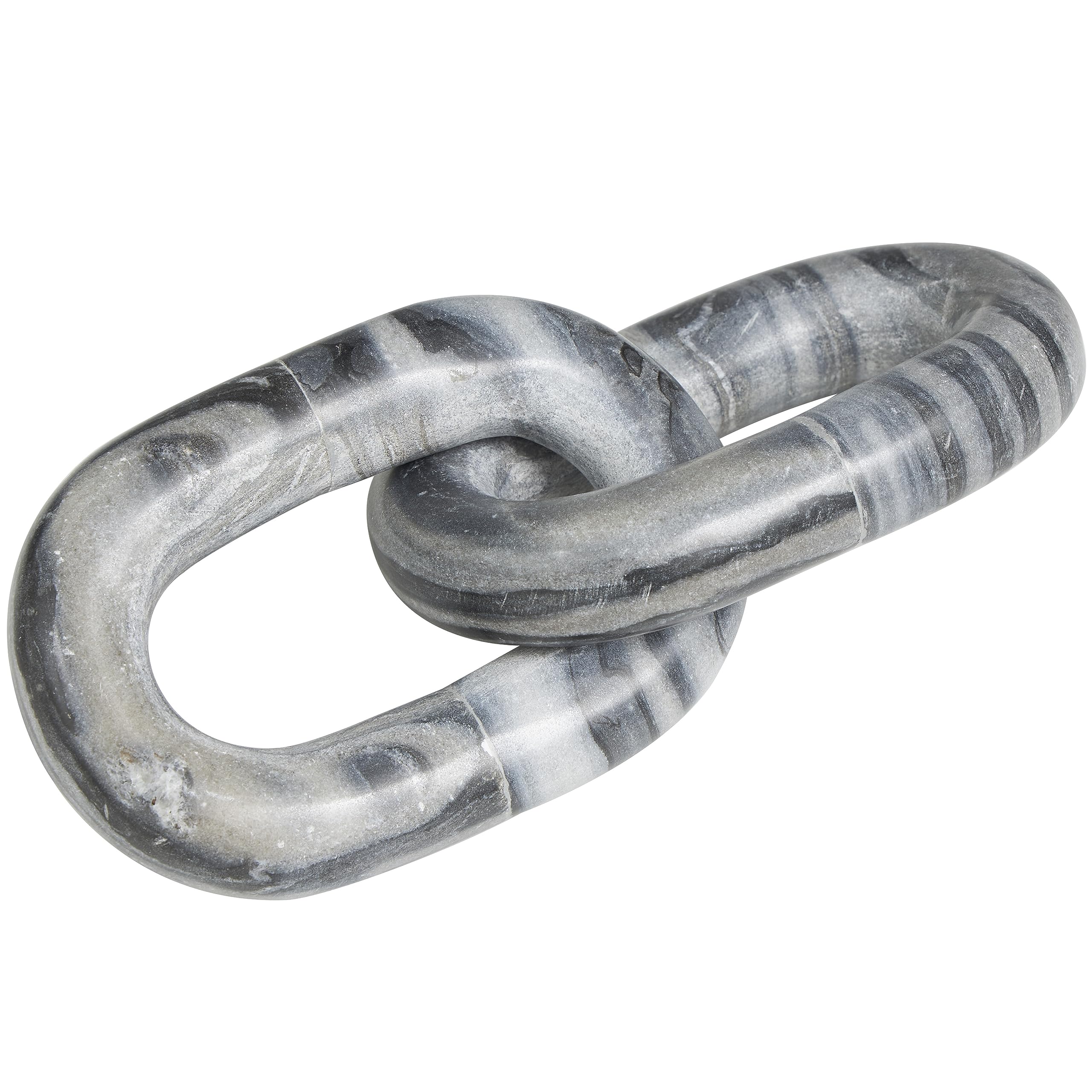 Amazon.com: Deco 79 Marble Chain Handmade Decorative Sculpture ...