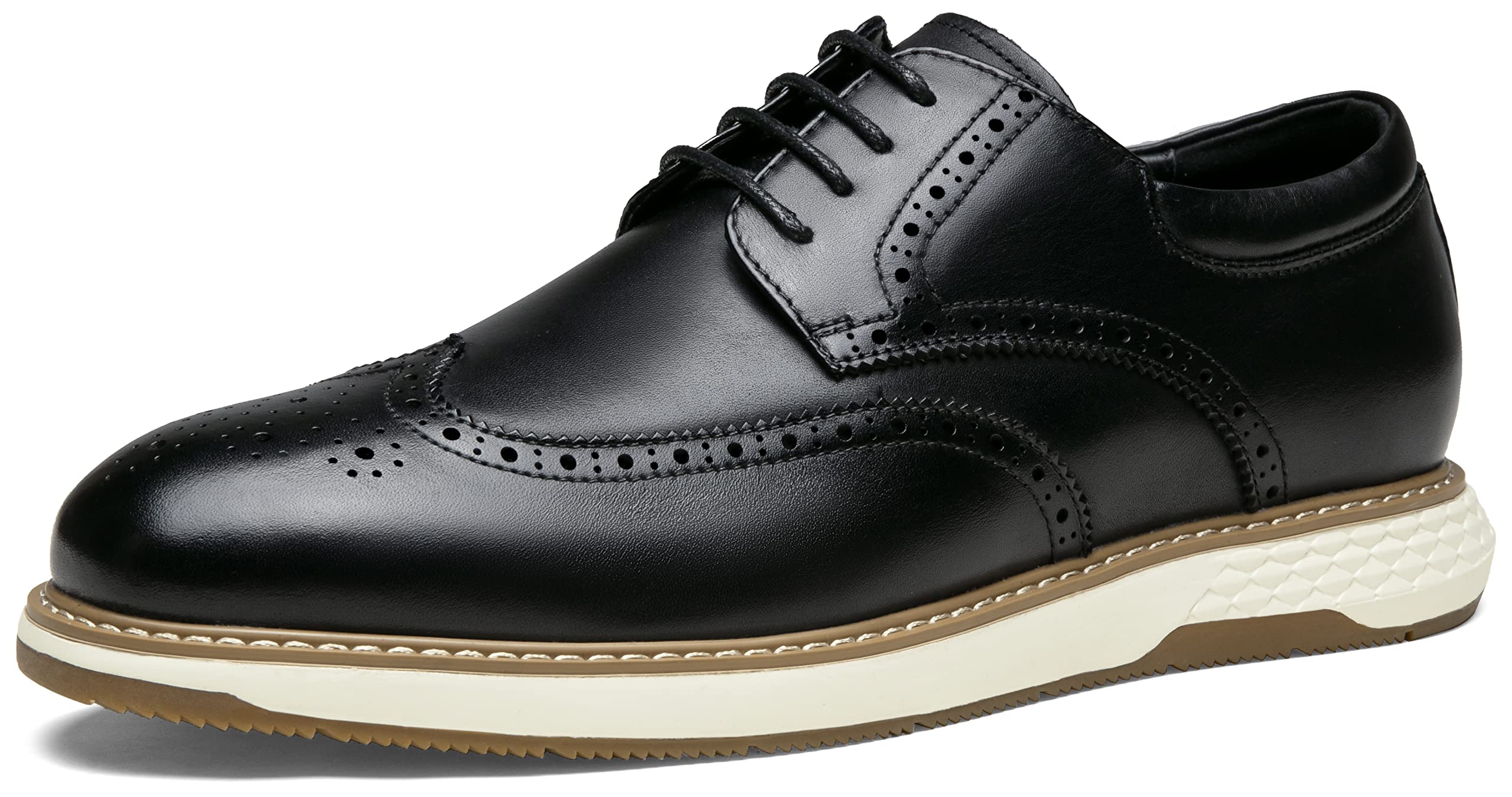 Jousen Mens Dress Shoes Oxfords Casual Retro Classic Comfortable Formal ...