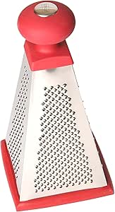 Amazon.com: p!zazz 9-Inch 4-Sided Pyramid Grater, Red: Pyramid Cheese ...