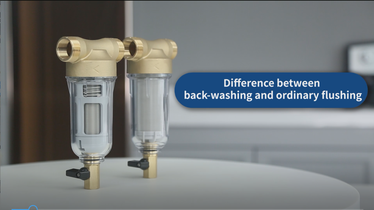 Watch Difference between back-washing and ordinary flushing on Amazon Live