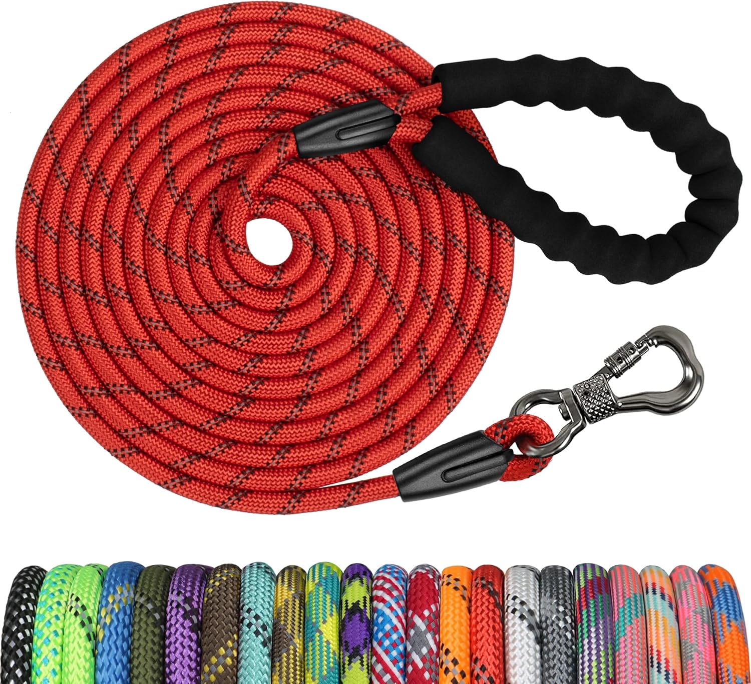 Amazon.com : NTR Long Leash for Dogs, 100FT Check Cord with Swivel ...