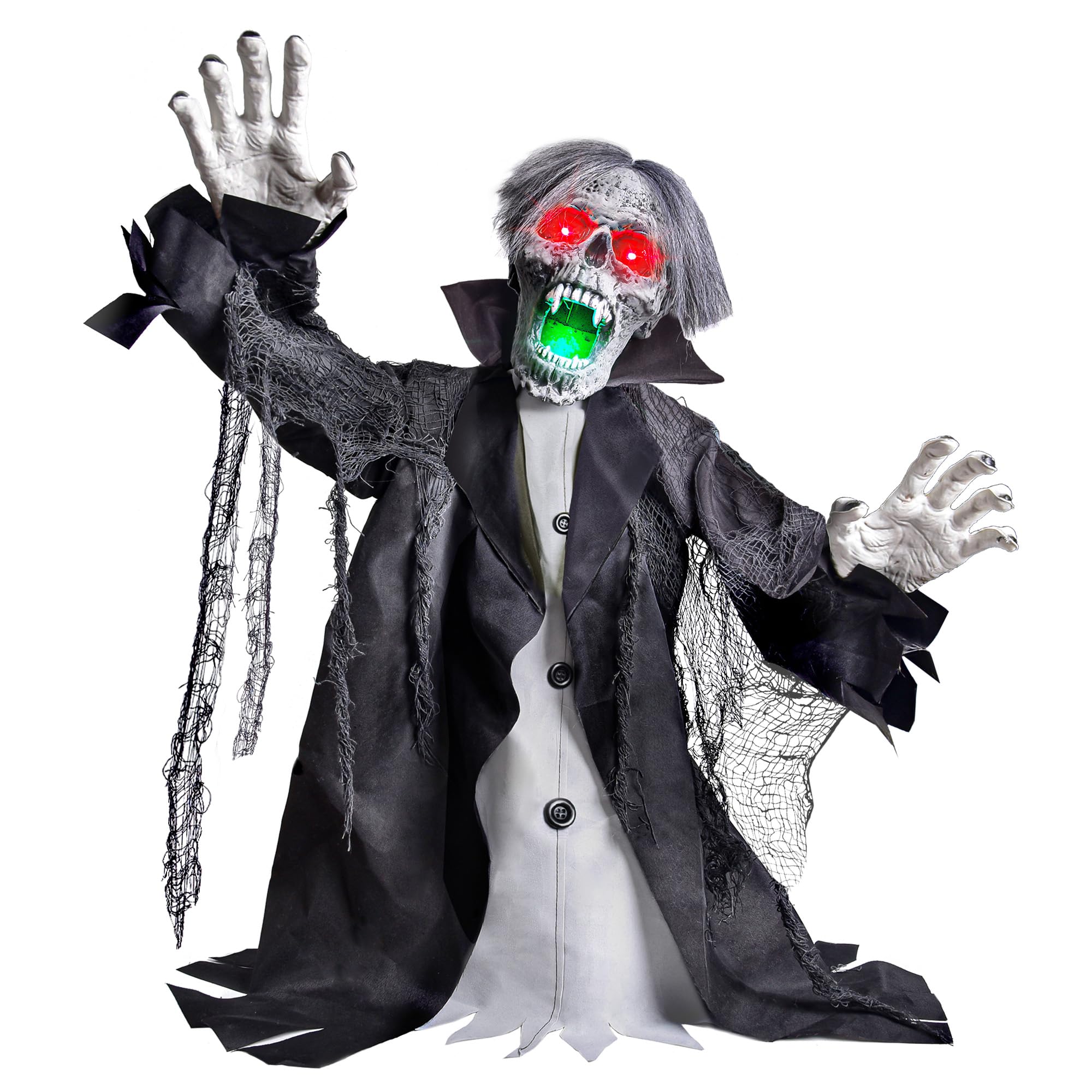 Amazon.com : Halloween Animatronic Zombie Groundbreaker Decorations ...