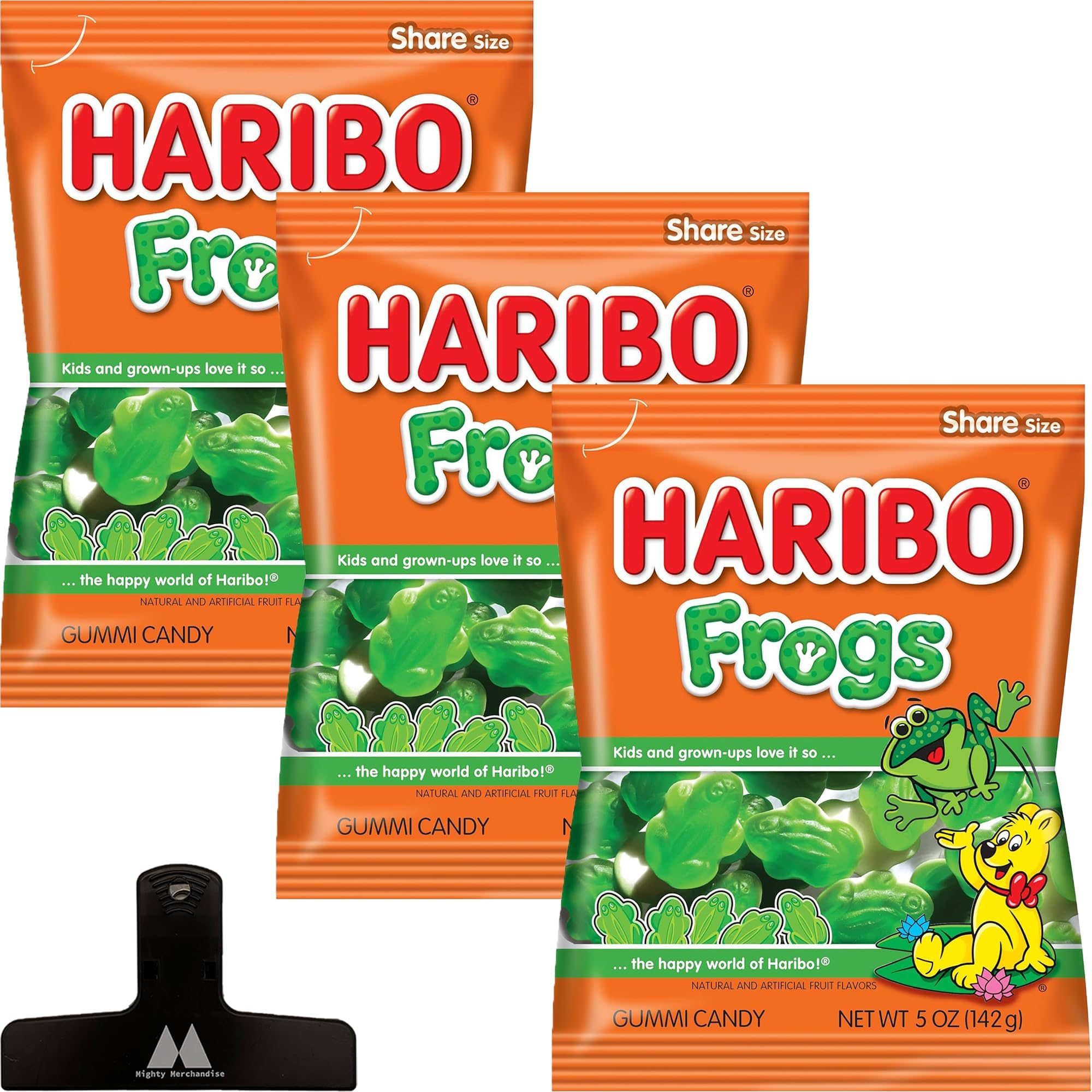Amazon.com : Haribo Frogs Gummies Candy - 5 oz Bags (Pack of 3) - With ...