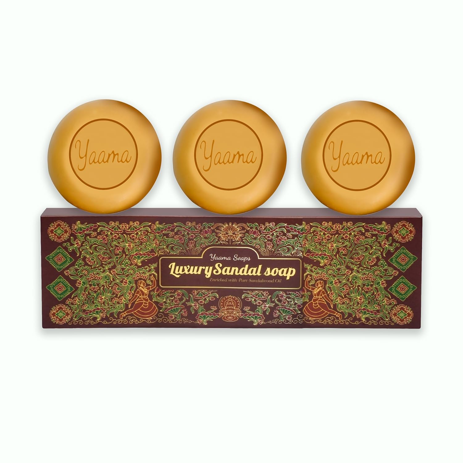 Buy Yaama Soaps Luxury Sandal Soaps Enriched with Pure Sandalwood Oil ...