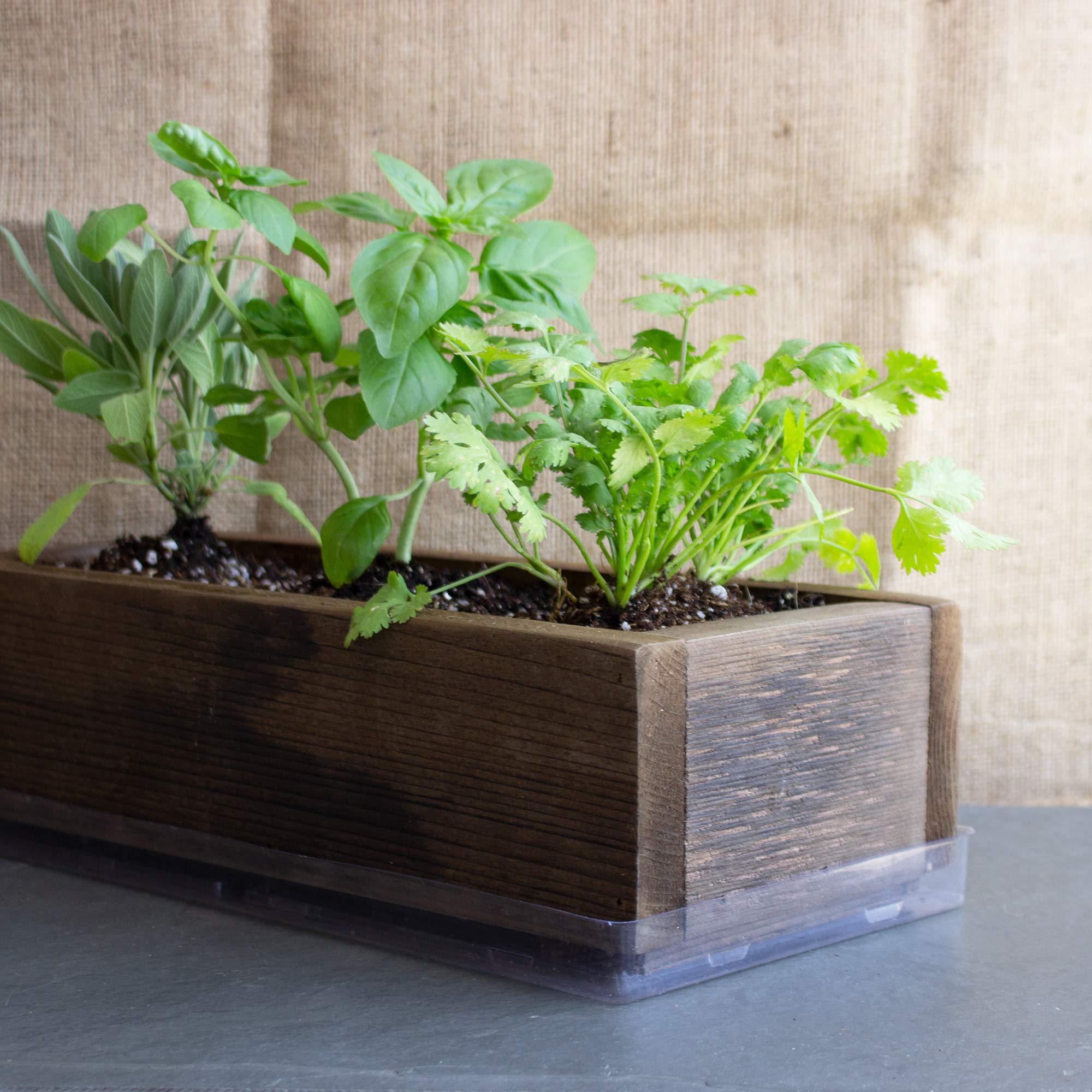 Rustic Barn Wood Planter Boxes